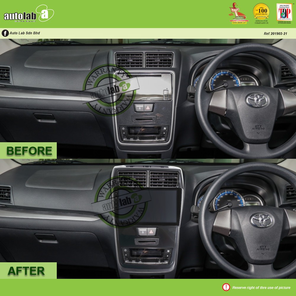 Big Screen Casing Android 9 inch Toyota Avanza 2019 (without Socket ...