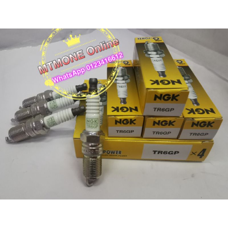 (100% Original NGK) Proton Campro TR6GP Platinum Spark Plug NGK Gpower ...