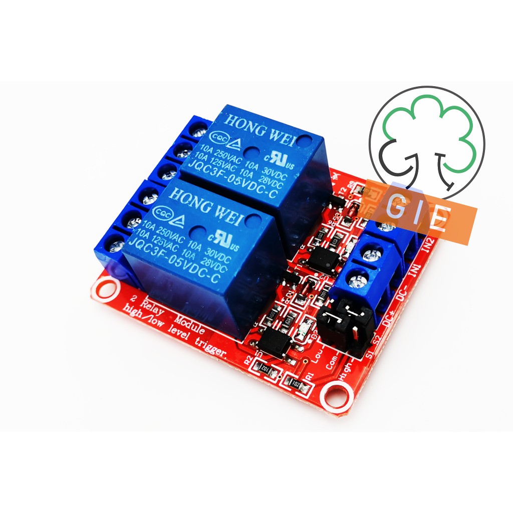 Double Relay Module 5V Arduino | Shopee Malaysia