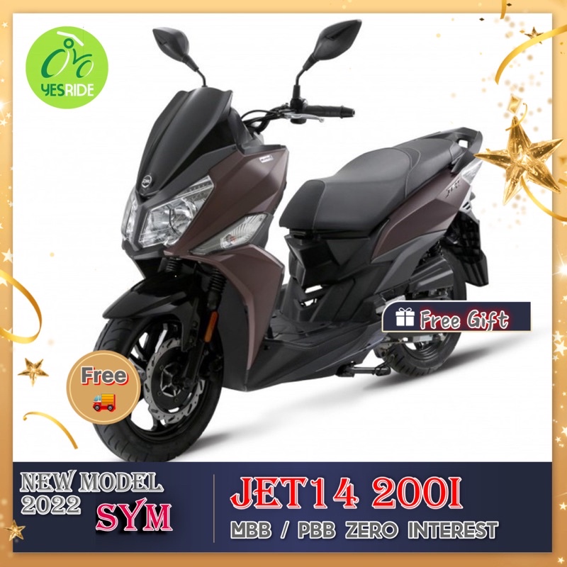 SYM JET 14 200I-MOTORCYCLE | Shopee Malaysia