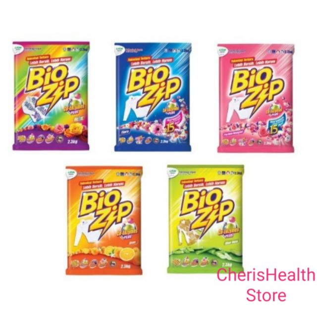 Bio Zip Detergent Washing Powder (2.3kg) | Shopee Malaysia