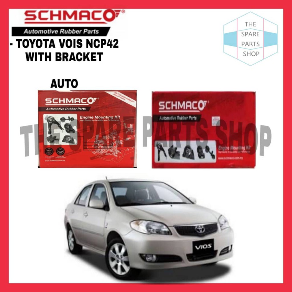 Toyota vios ncp42 auto with bracket schmaco engine mounting kit set - 1 ...