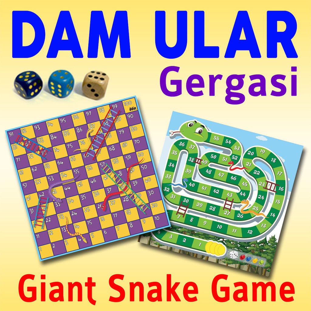GIANT SNAKE GAME / DAM ULAR GERGASI | Shopee Malaysia