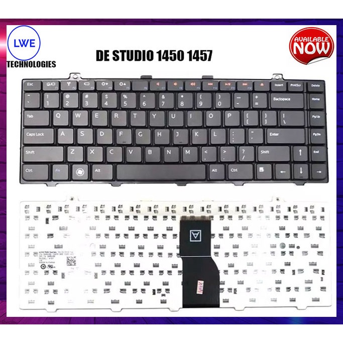 DELL STUDIO 1450 1457 P04S L401X L501X 1458 LAPTOP KEYBOARD | Shopee ...