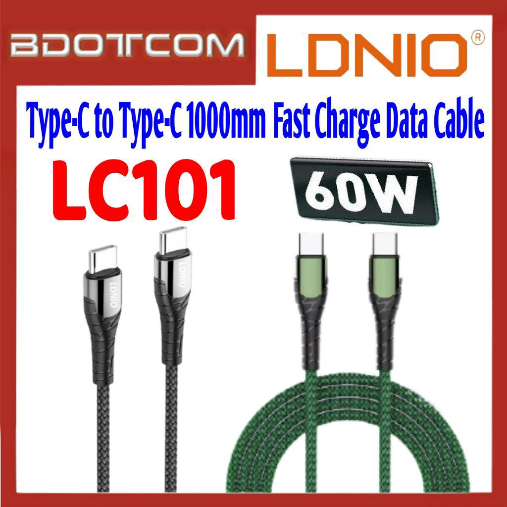 LDNIO LC101 60W Type-C to Type-C 1000mm Fast Charge Data Cable | Shopee Malaysia
