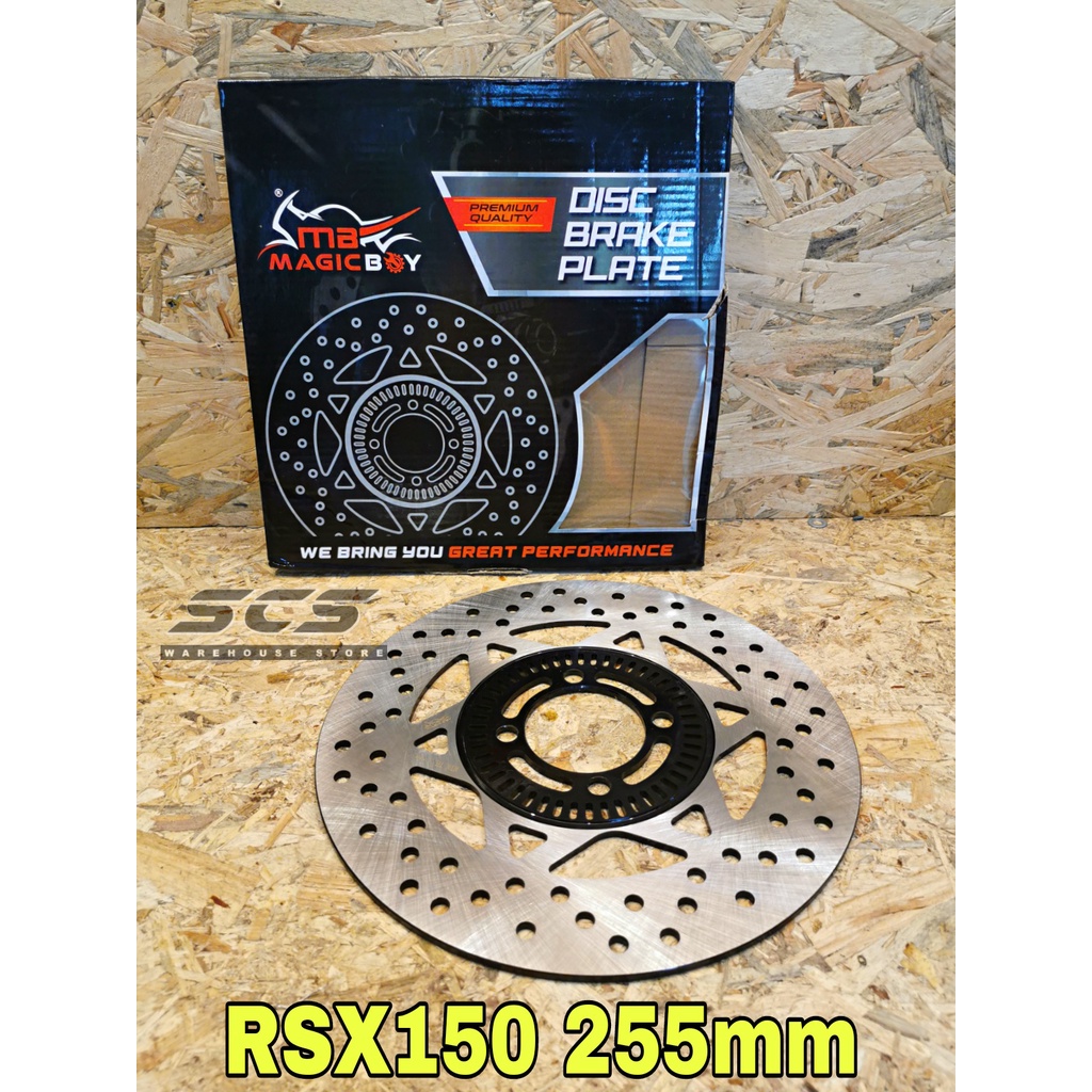 Magic Boy Front Disc Plate RXS150 PNP Sport Rim 4 hole 4Lubang 255mm 4 Lubang RS RSX 150 Honda ...