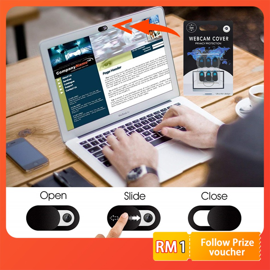 Laptop Camera Cover WebCam Shutter Webcam Cover Slide Blocker for ...