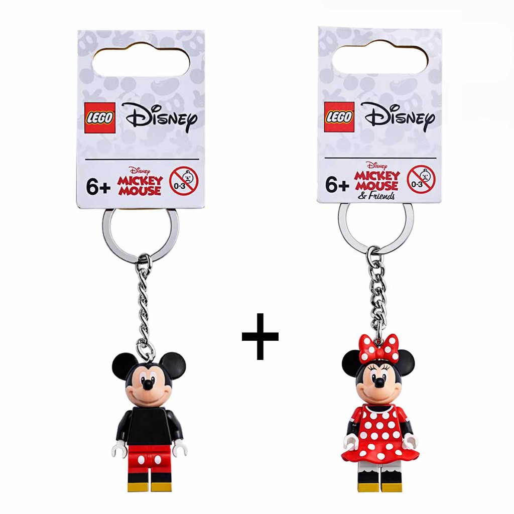 LEGO Disney Mickey and Minnie Keychain | Shopee Malaysia
