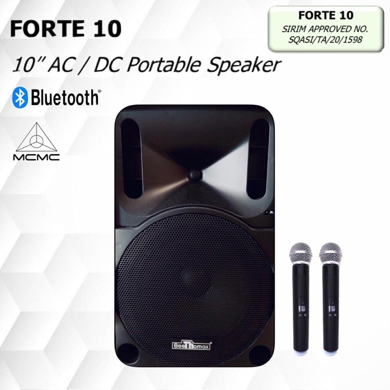 BeeThomax Forte 10 Portable AC/DC Speaker | Shopee Malaysia