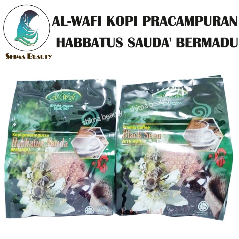 Alwafi Kopi Habbatus Sauda Bermadu (20sachet) | Shopee Malaysia