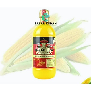DOUBLE LION Kordial Pati Air Jagung Bes Minuman Berperisa | Corn ...