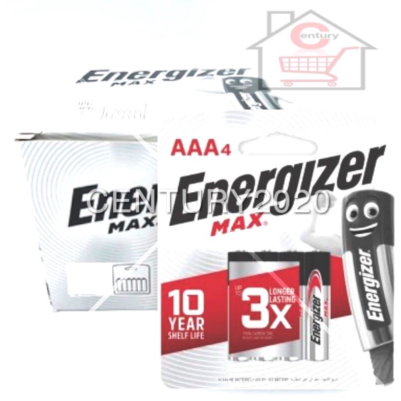 ENERGIZER Max AAA/AA Alkaline Battery 12packs/box NEW LOOK | Shopee ...