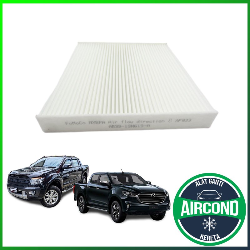 Ford Ranger 2013-(T6/T7)/Mazda BT50 Carbon BLOWER Cabin Air Filter ...