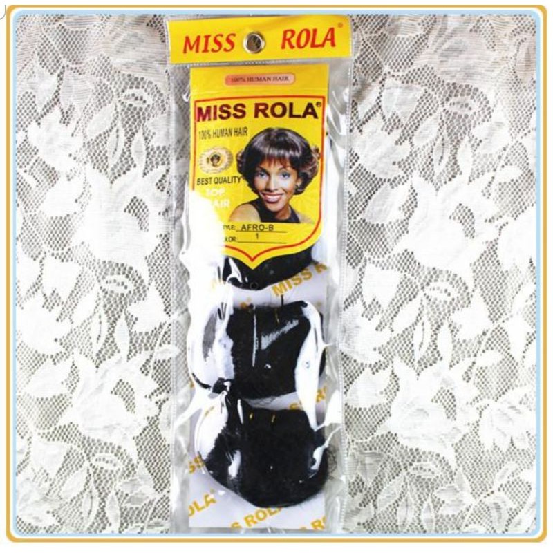 MISS ROLA HUMAN HAIR WEAVES SHORT HAIR EXTENTION AFRO B (SPECIAL ...