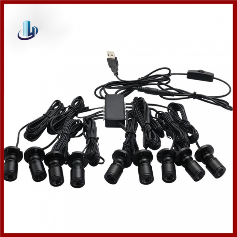 Dimmable LED Cabinet Lights USB 5V Downlight for Model Display Counter Wine Garage Kit ...