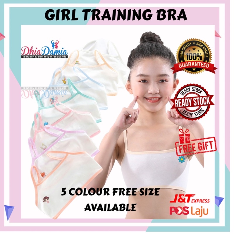 Girls Training Student Bra Budak Bra Kanak Kanak Teenage Kids Small Bra ...