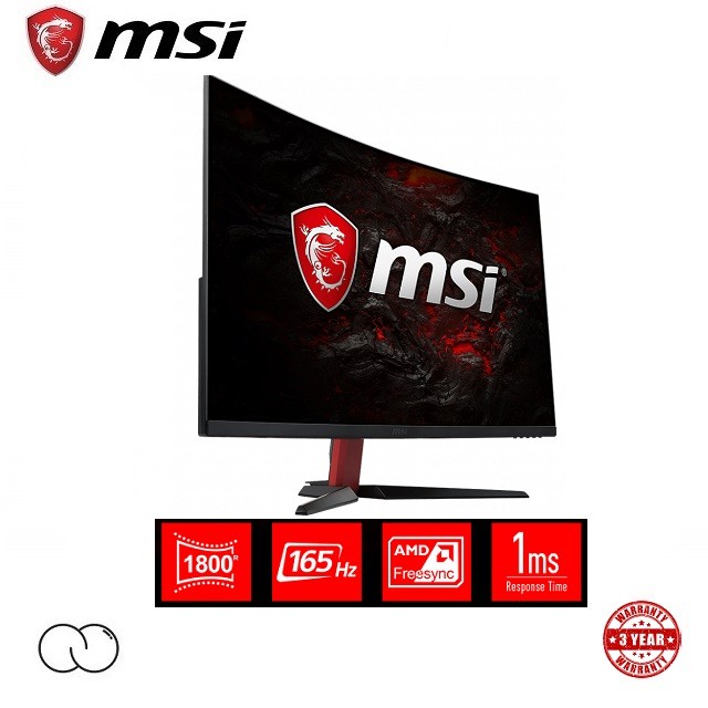 MSI 31.5" CURVED LED GAMING MONITOR / FHD / 1800R / AMD FreeSync ...