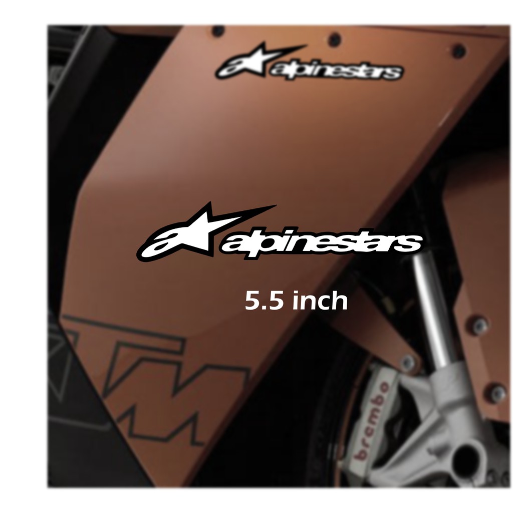 Alpinestars Sticker For Superbike Motorcycle Sticker Cutting | Shopee ...