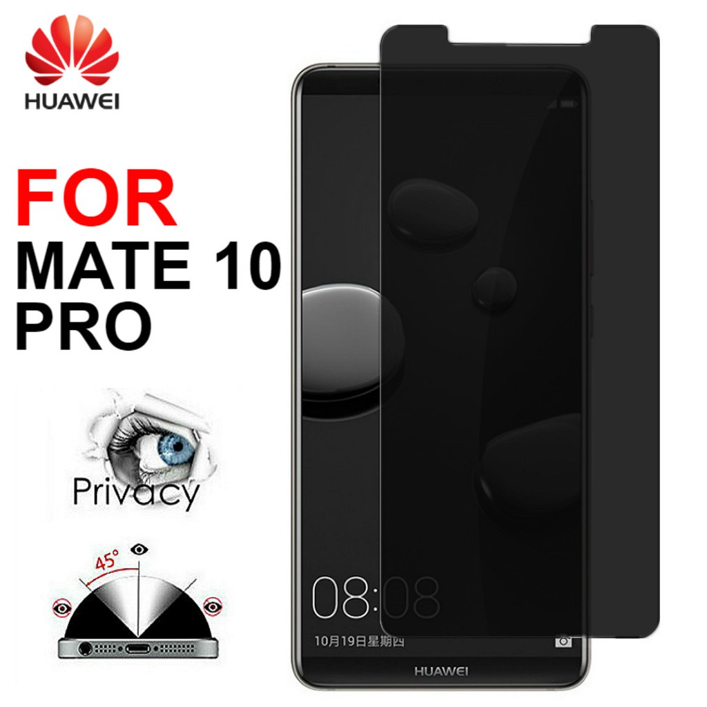 Huawei Mate 10 Pro Privacy 9H Tempered Glass Screen Protector | Shopee ...