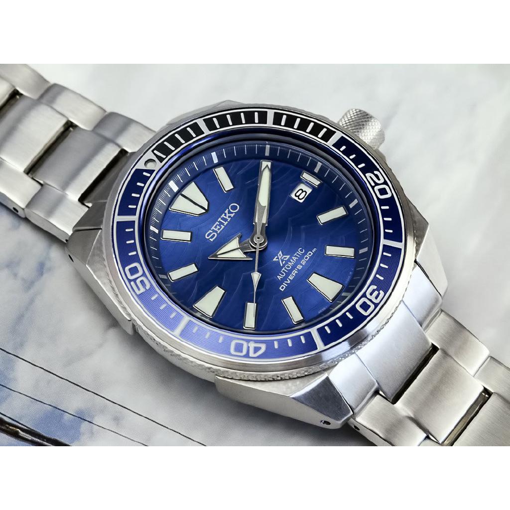 Seiko Prospex SAMURAI Special Edition SRPD23K1 Automatic Diver's 200M 'Save The Ocean' Great ...