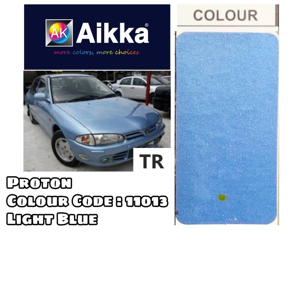 PROTON WIRA 11013 LIGHT BLUE 2K AUTOMOTIOVE PAINT | Shopee Malaysia