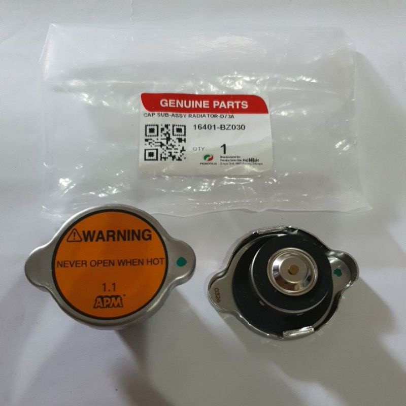Cap -Radiator 16401-BZ030 (Perodua -Product By : APM R148 1.1kPa ...