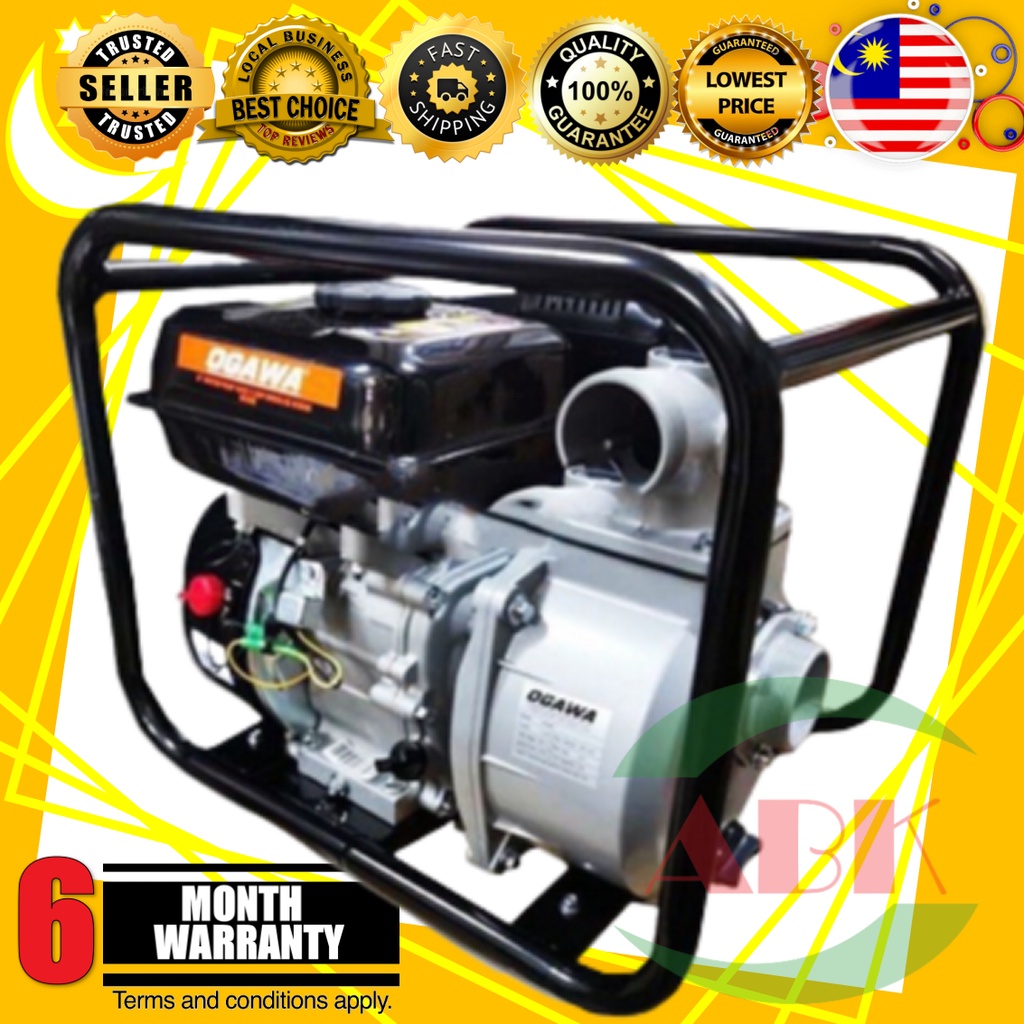 OGAWA 2" SELF PRIMING PUMP GASOLINE WATER PUMP PAM AIR ENJIN OK50E ...