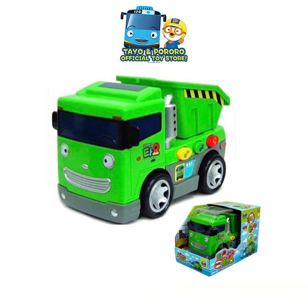 Tayo Talking Max Pull Back Dump Truck With Sound - Children Toys Kids ...