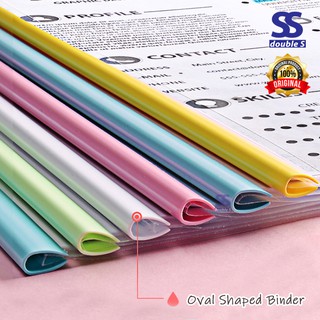 PVC Slide Binder A4 10Pcs/Report Cover/Slide Binder File/Oval Shaped ...