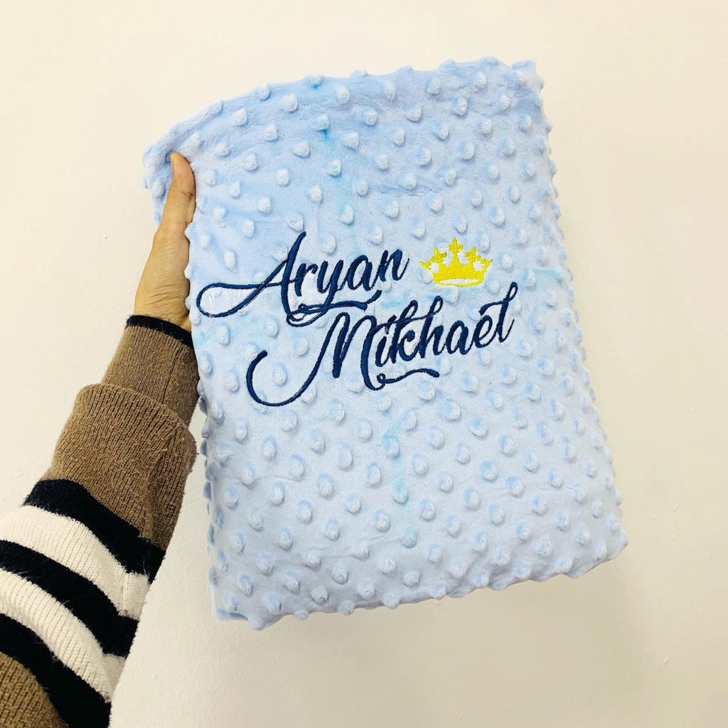 Selimut Bayi Sulam (CUSTOM) | Shopee Malaysia