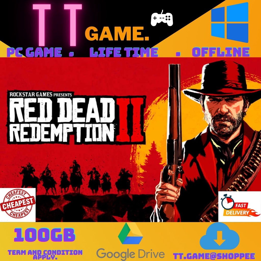 Red Dead Redemption 2 [LATEST DLC] [PC DIGITAL DOWNLOAD] [OFFLINE ...