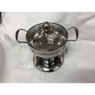 Stainless steel commercial mini hot pot one person one pot home hot pot ...