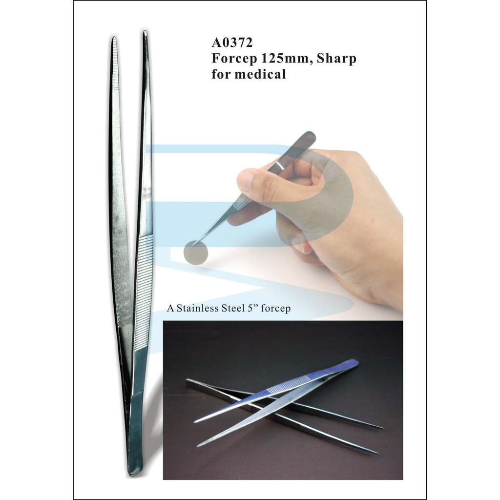 Forcep 125mm (Sharp / Blunt / Straight / curve) | Shopee Malaysia