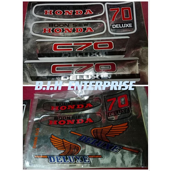 Honda C70 Chrome/ Wing BODY STICKER | Shopee Malaysia