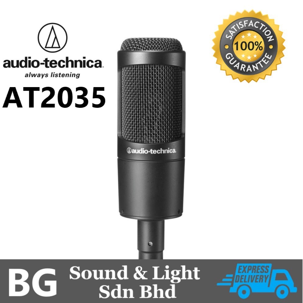 Audio-Technica AT2035 Cardioid Condenser Microphone | Shopee Malaysia