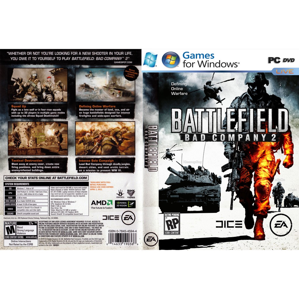 Battlefield Bad Company 2 PC GAME [Offline] | Shopee Malaysia