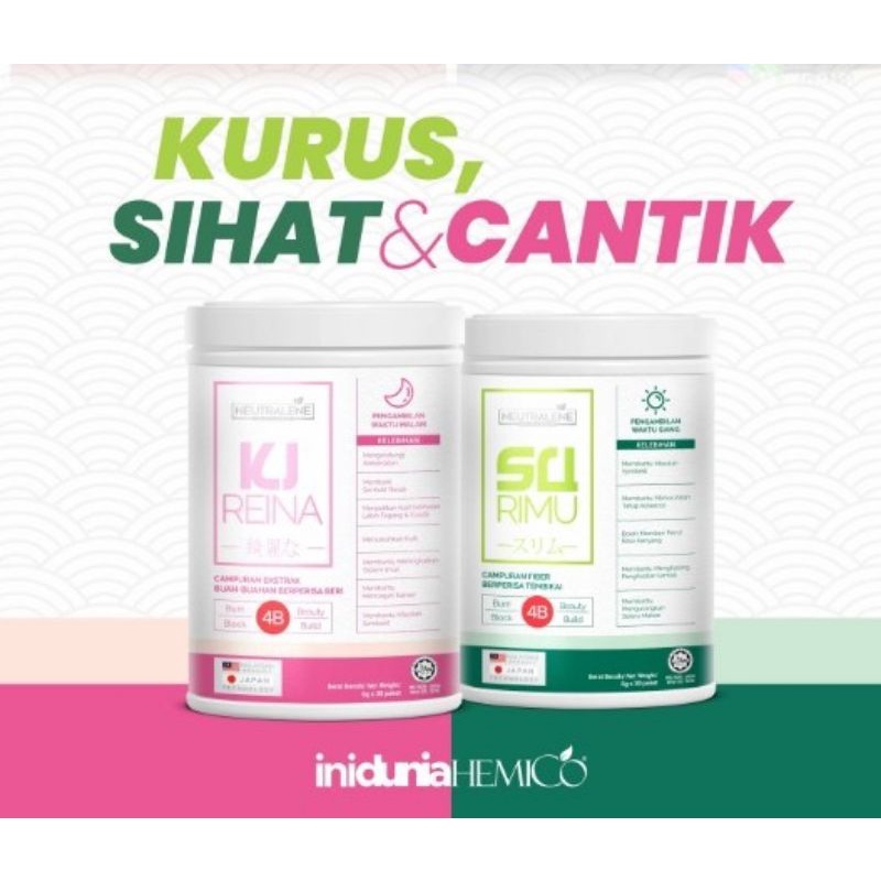 NUTRALENE Kireina-Surimu(KISU)Produk Kurus sihat dan cantik 30 Sachet ...