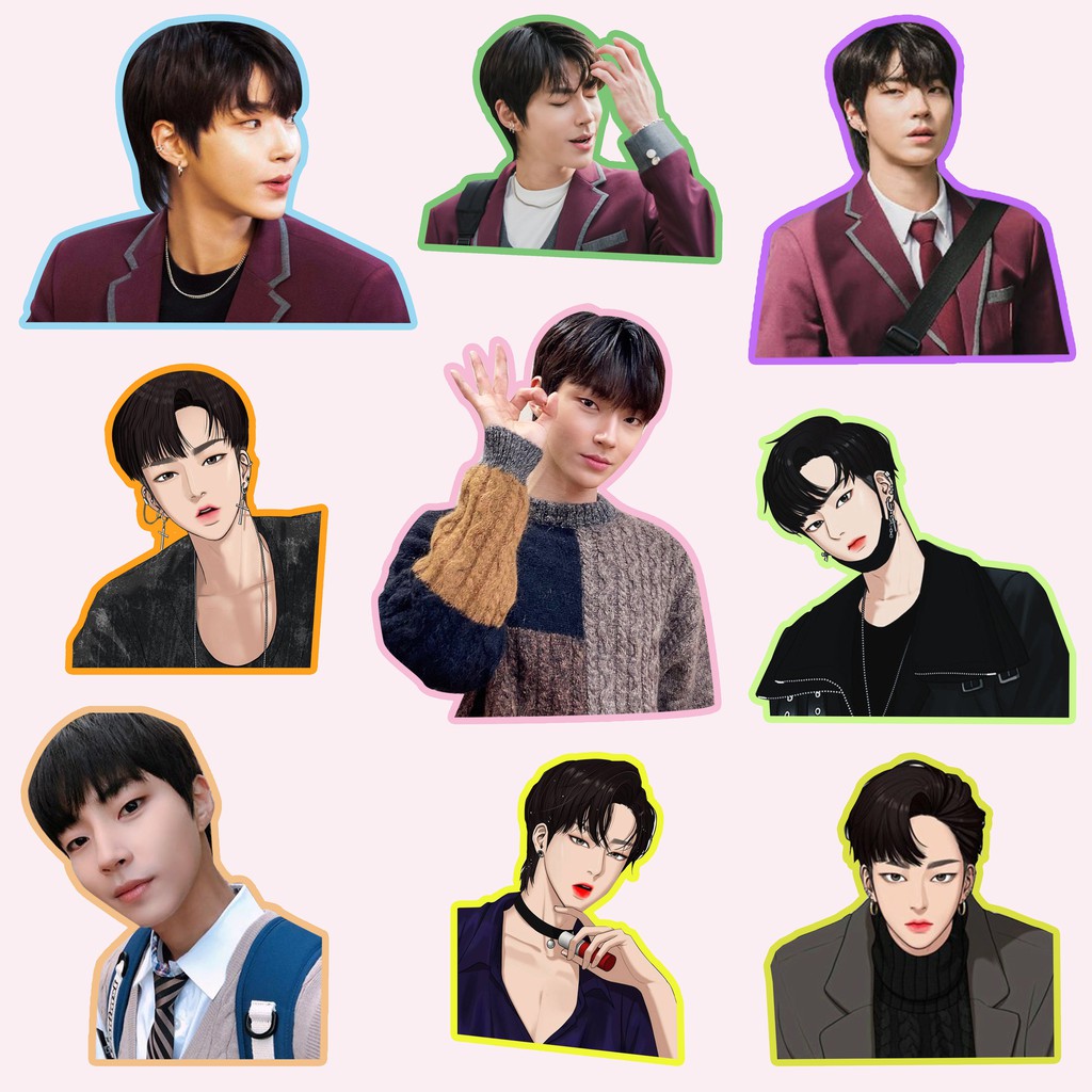 Han Seo Joon True Beauty Tha Secret Of Angel Hwang In Yeop Sticker Pack ...