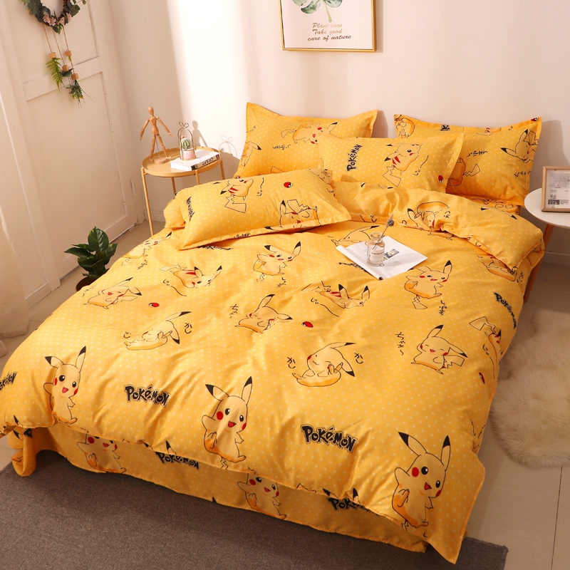 Pikachu Bed Set Queen – Hanaposy