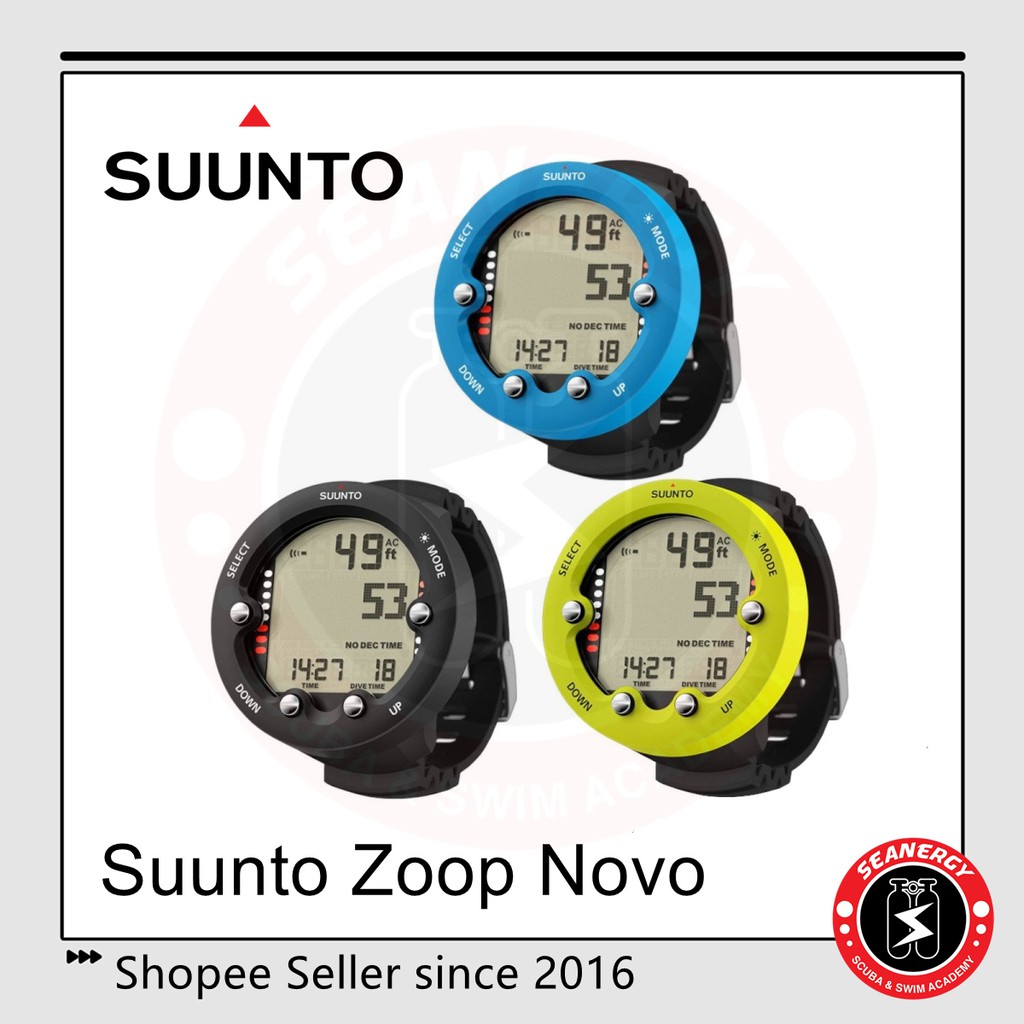 Suunto Zoop Novo Dive Computer DiveCom Dive Watch for Scuba Diving Free ...