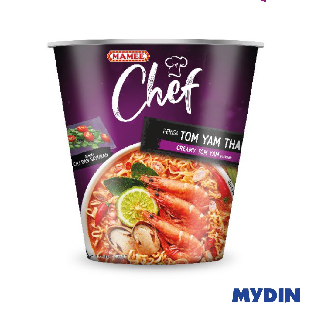 Mamee Chef Instant Noodles - Creamy Tom Yam Flavour (72g) | Shopee Malaysia