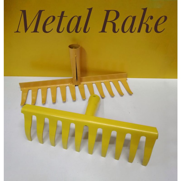 Quality Garden Rake Cakar Besi Cakar Rumput | Shopee Malaysia