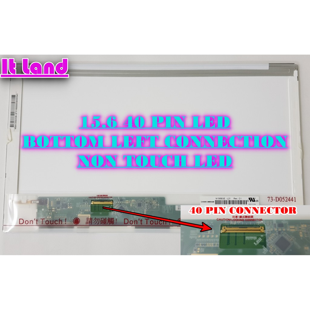 LAPTOP 15.6" Normal 40 Pin Led Screen Panel FOR ALL BRAND | Shopee Malaysia