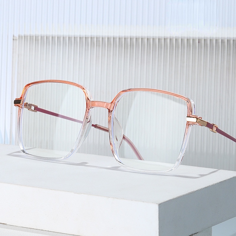 Large Square Frame Lightweight Radiation Protection Glasses Women Men's ...