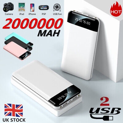 20000mAh/50000mAh Thin Powerbank Power Bank Digital Display Screen ...