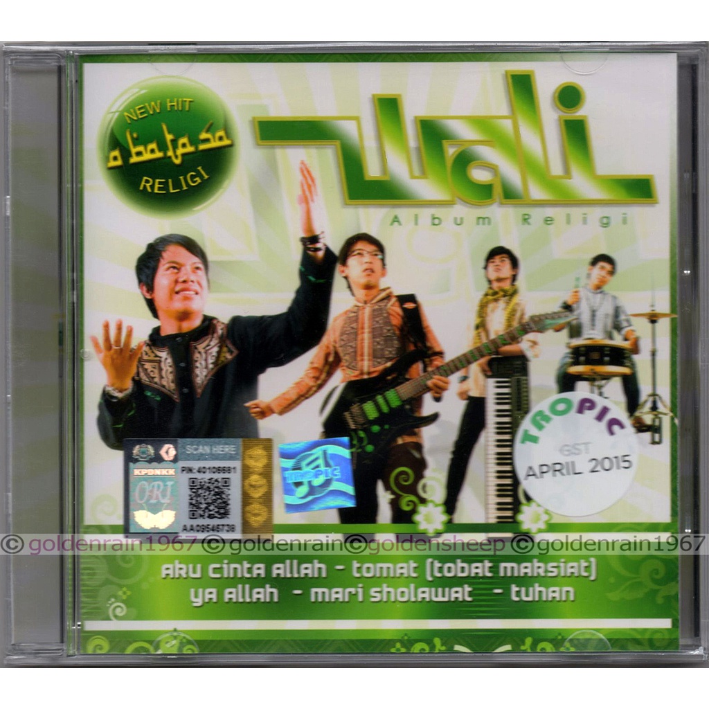 WALI BAND - Album Religi (hits - TOMAT (Tobat Maksiat)) 2011 NAGASWARA ...