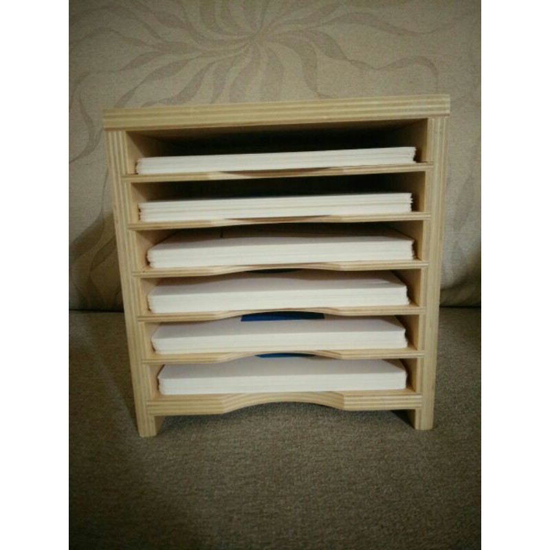 Geometry Cabinet Cards Storage Rack 6 tiers or 3 tiers | Shopee Malaysia
