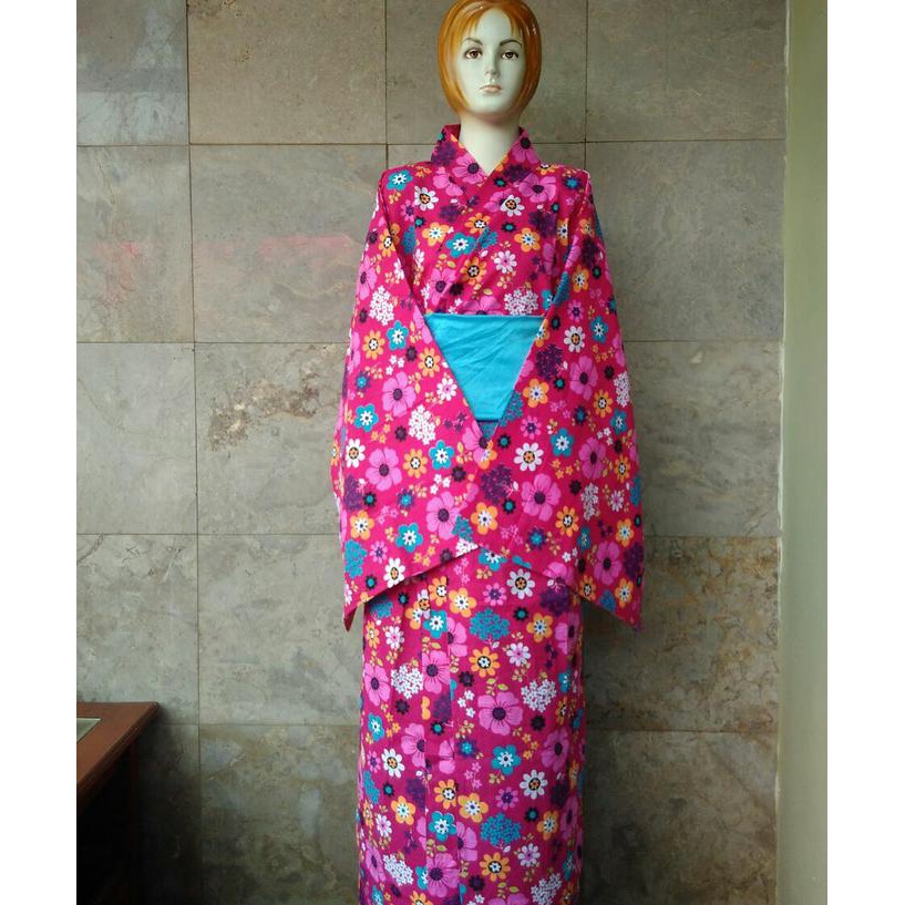 Hanbook Yukata Kimono Traditional Clothes / Adat Japan Oshin Hakama ...
