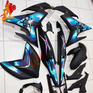 Yamaha Y15 Y15ZR Matt Black / Metallic Black Cover Set V1 V2- DOXOU 2020 | Shopee Malaysia