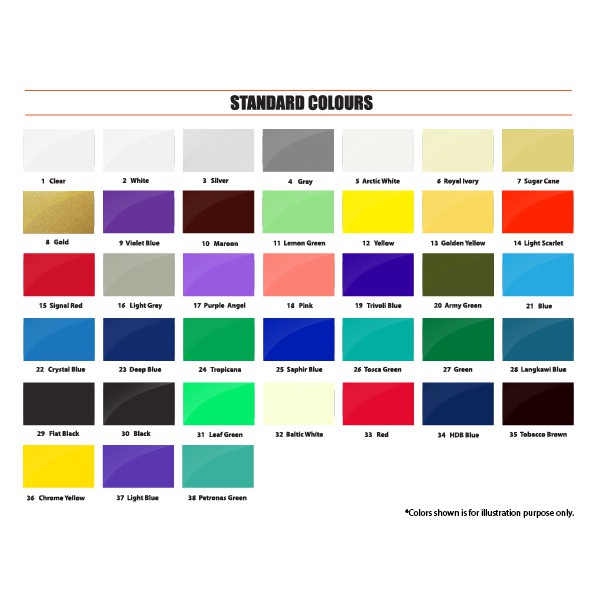 SAMURAI STANDARD COLOUR SPRAYS 1/2/3/4/8/22/29/30/33/36/38 White/Clear ...